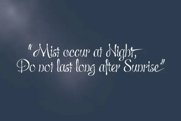 Mist Font - YouWorkForThem