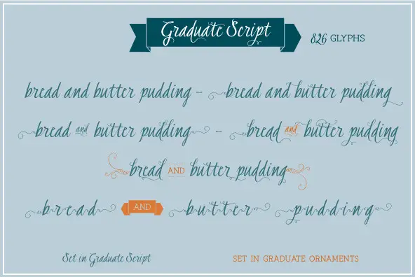 Graduate Font - YouWorkForThem