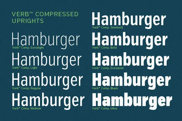 Verb Compressed Font - FontPath