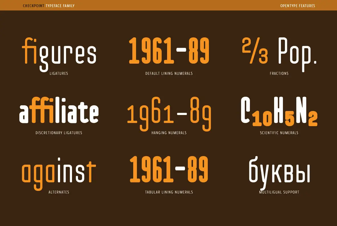 Checkpoint Font - YouWorkForThem