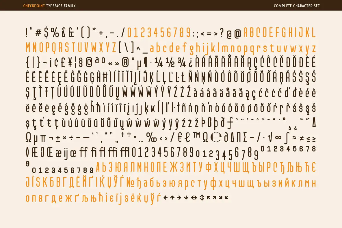 Checkpoint Font - YouWorkForThem