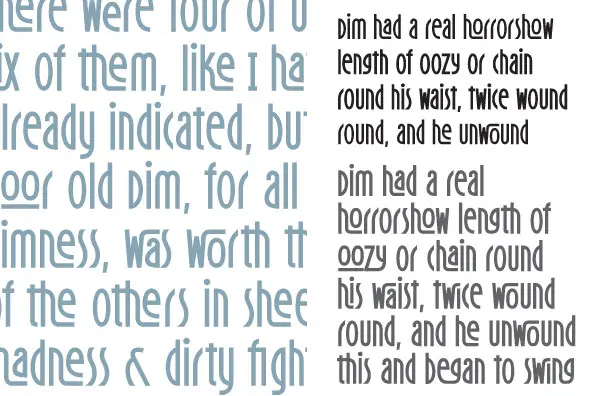 Nadsat Font - YouWorkForThem