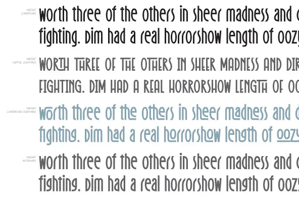 Nadsat Font - YouWorkForThem