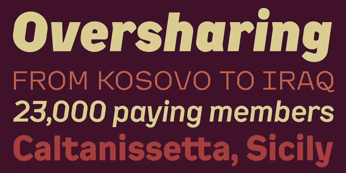 Kade Font - YouWorkForThem