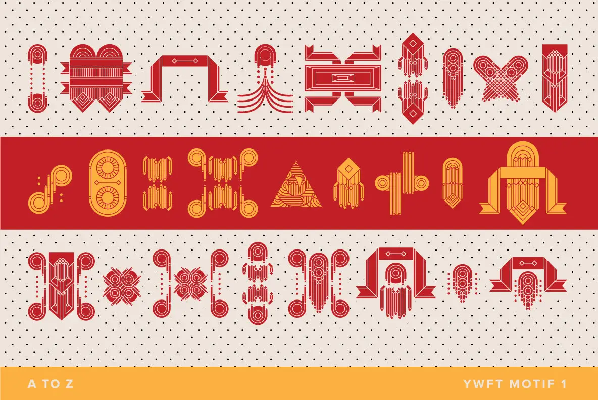 YWFT Motif Font - YouWorkForThem