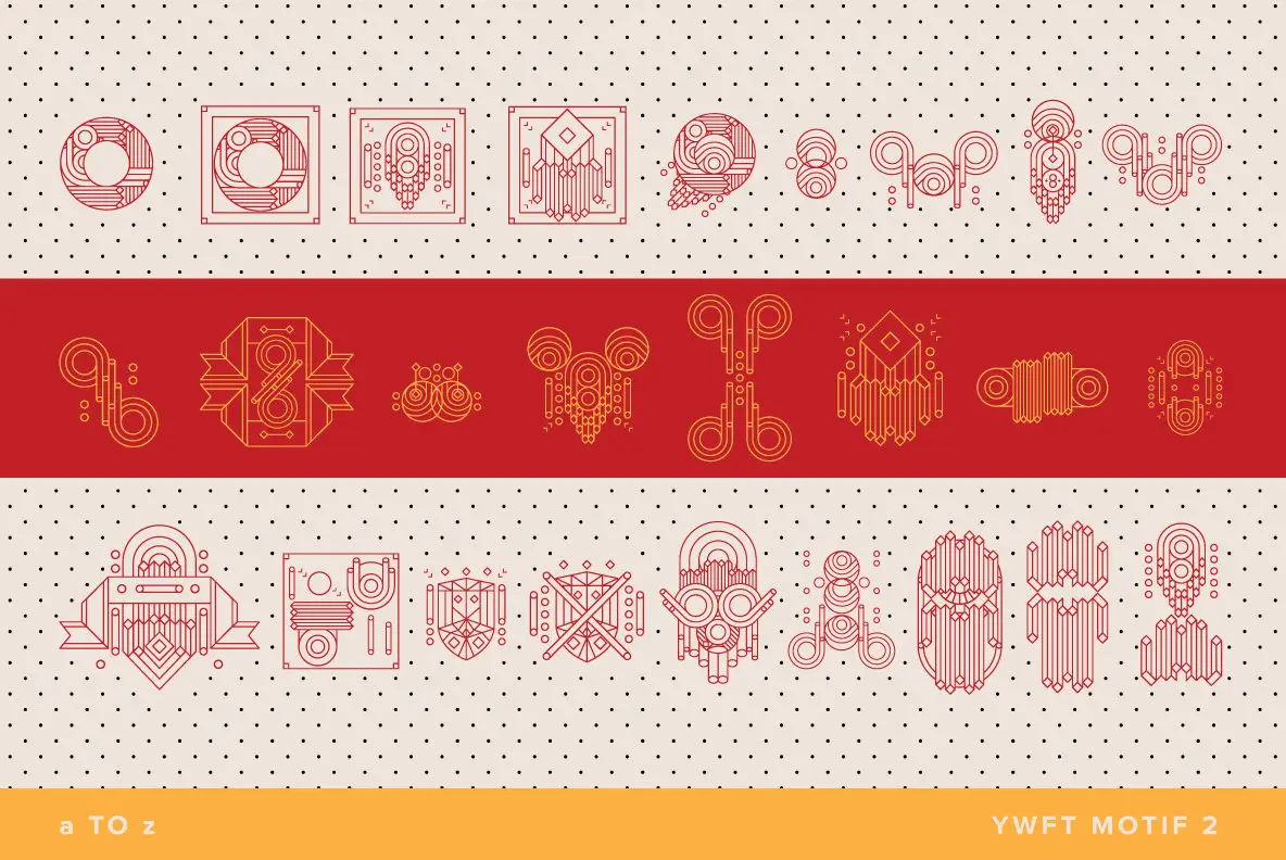 YWFT Motif Font - YouWorkForThem