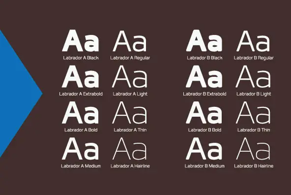 Labrador Font - YouWorkForThem