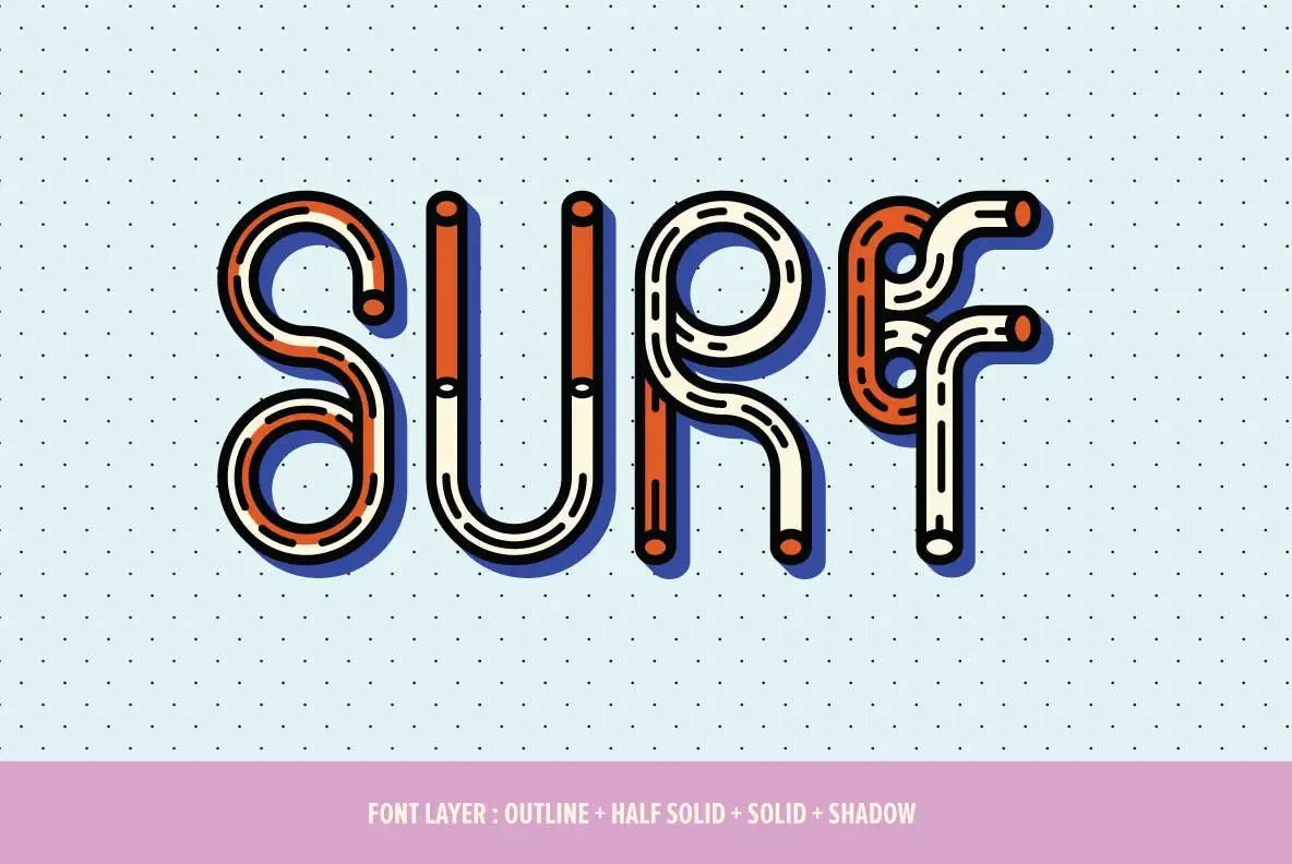 YWFT Pipe Font - YouWorkForThem