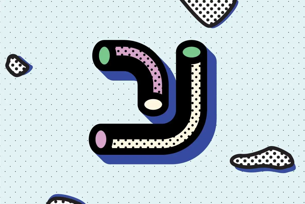 YWFT Pipe Font - YouWorkForThem