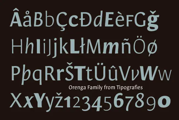 Orenga Font - FontPath