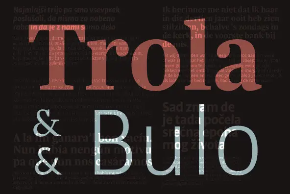 Trola Font - YouWorkForThem