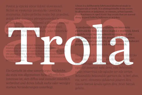 Trola Font - YouWorkForThem