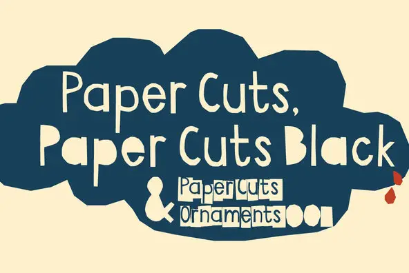 Add a Handcrafted Touch with Cut Paper Fonts - FontPath