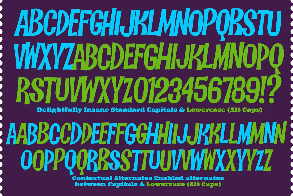 Manic Mood Font - YouWorkForThem