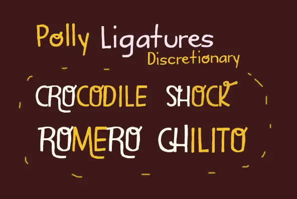 Polly Font - YouWorkForThem