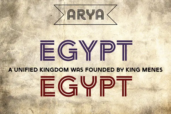 ARYA Font - YouWorkForThem