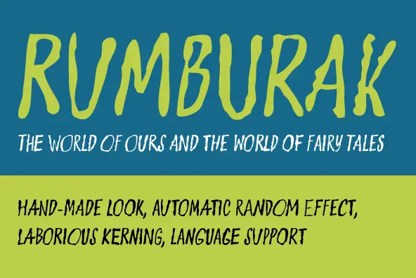 Rumburak Font - YouWorkForThem