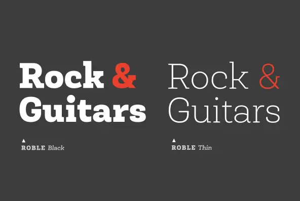 Roble Font - YouWorkForThem