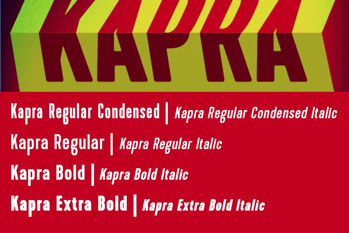 Kapra Font - YouWorkForThem