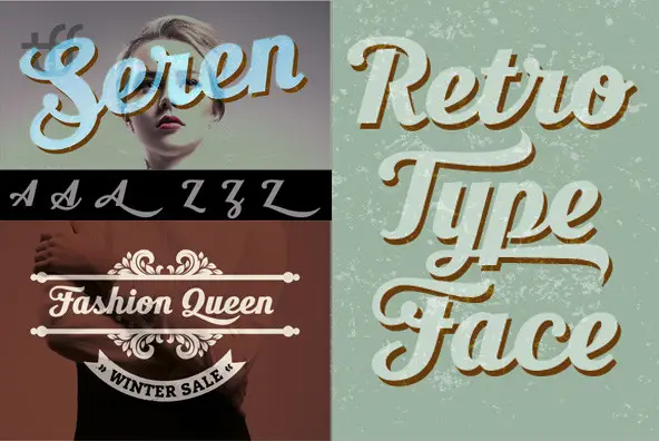 Seren Script Font - FontPath