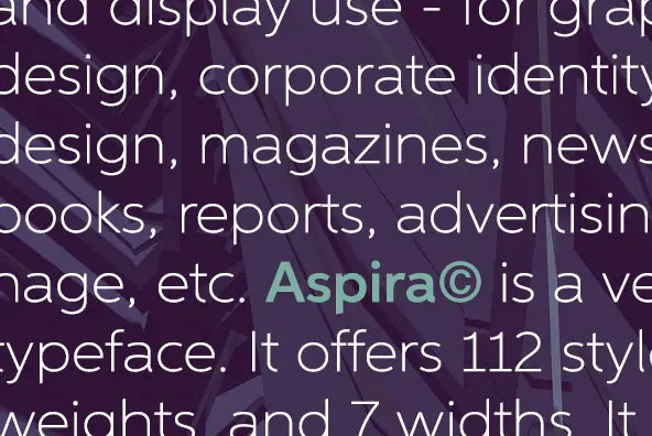 Aspira Font - FontPath