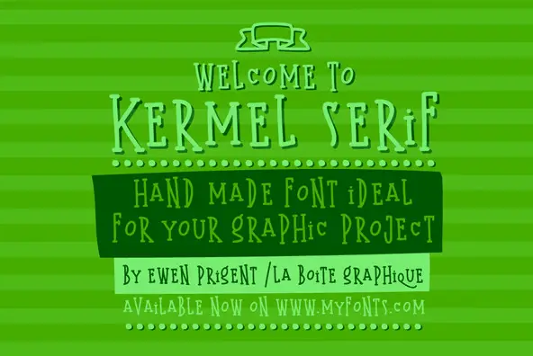 Kermel Serif Font - FontPath