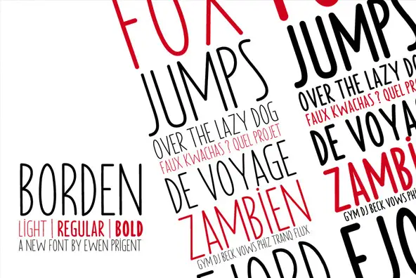 Borden Font - YouWorkForThem
