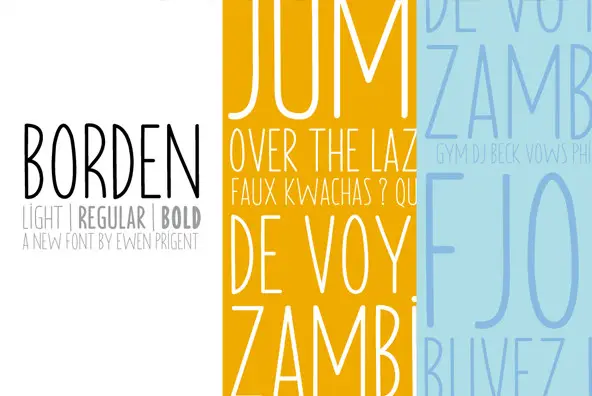 Borden Font - FontPath