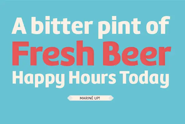 Marine Font - YouWorkForThem