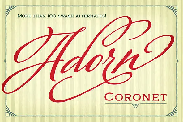 Adorn Collection Font - YouWorkForThem