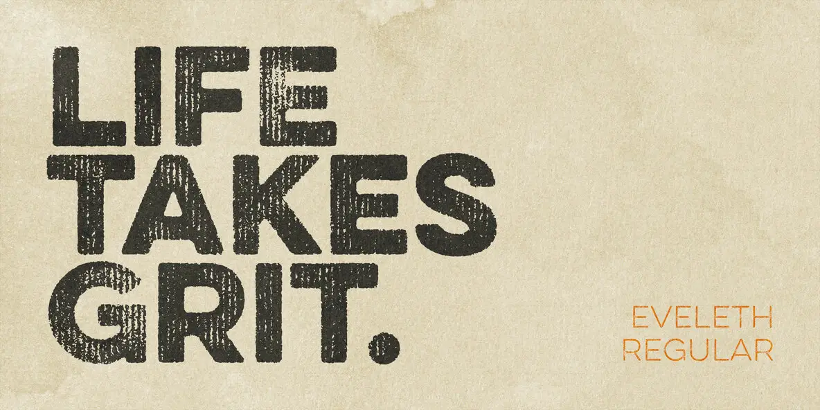 Eveleth Vintage Display Font - YouWorkForThem