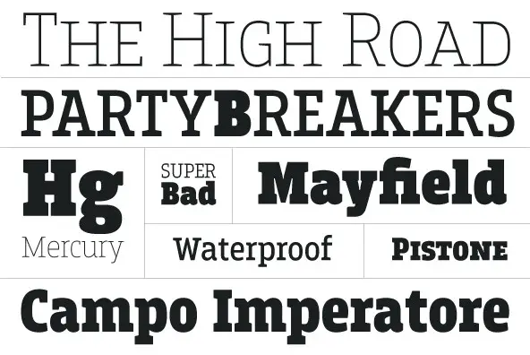 Breakers Slab Font - FontPath