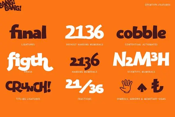 Bangbang Font - YouWorkForThem