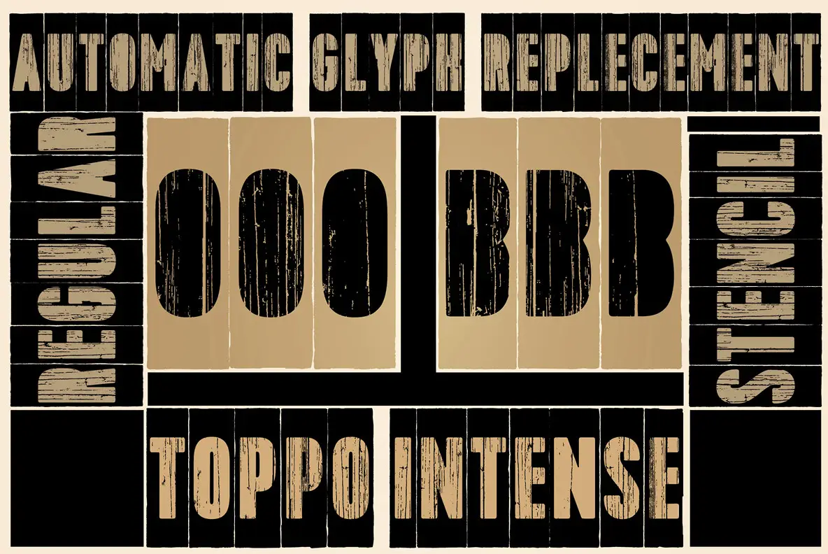 Toppo Font - YouWorkForThem