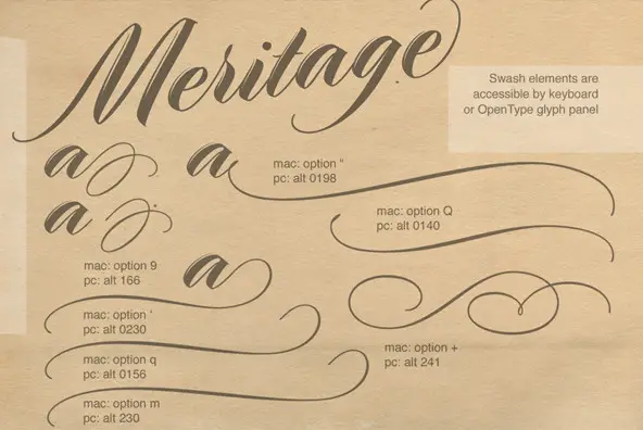 Meritage Font - YouWorkForThem