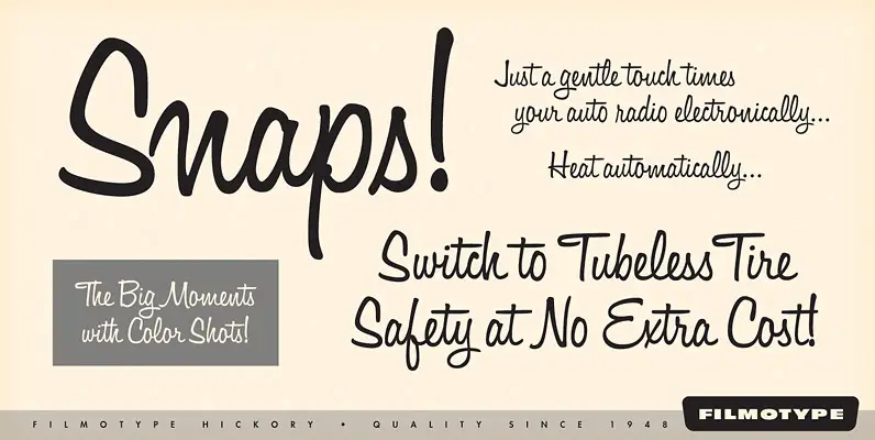 Filmotype Fonts - YouWorkForThem