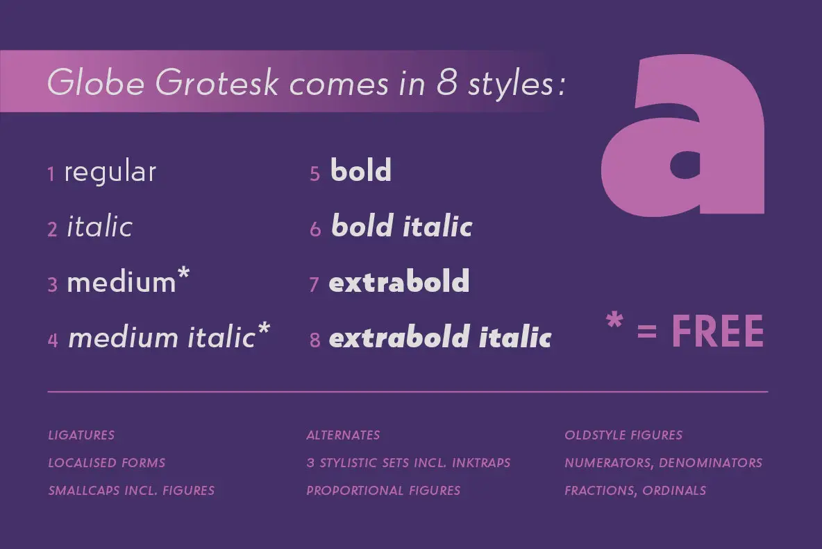 Globe Grotesk Font - FontPath