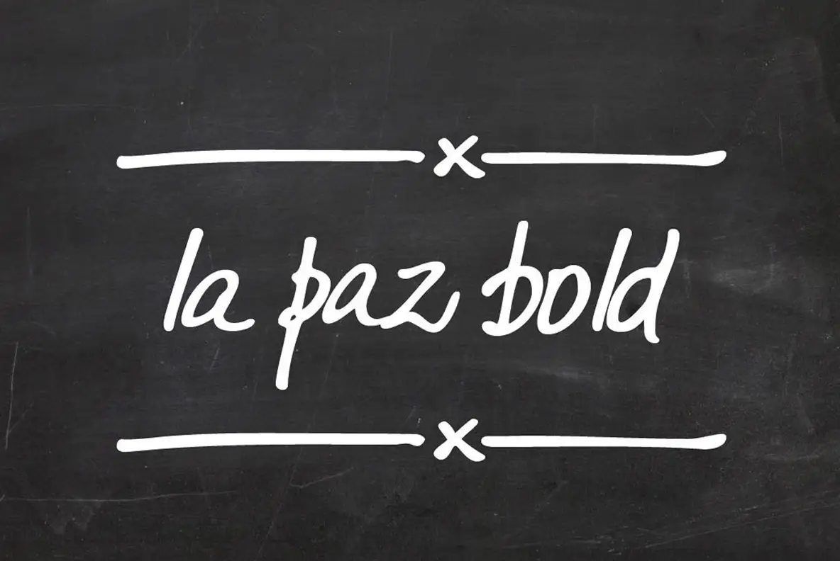 La Paz Font - YouWorkForThem
