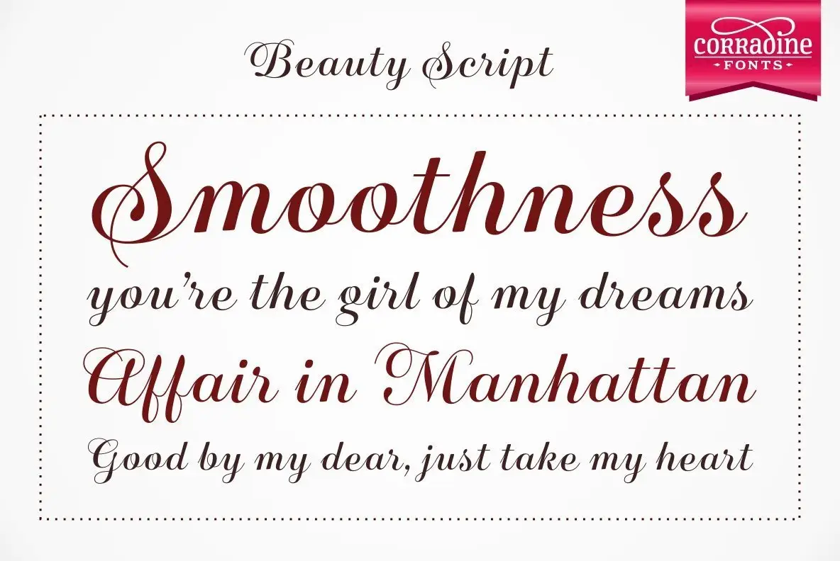 Beauty Script Font - FontPath
