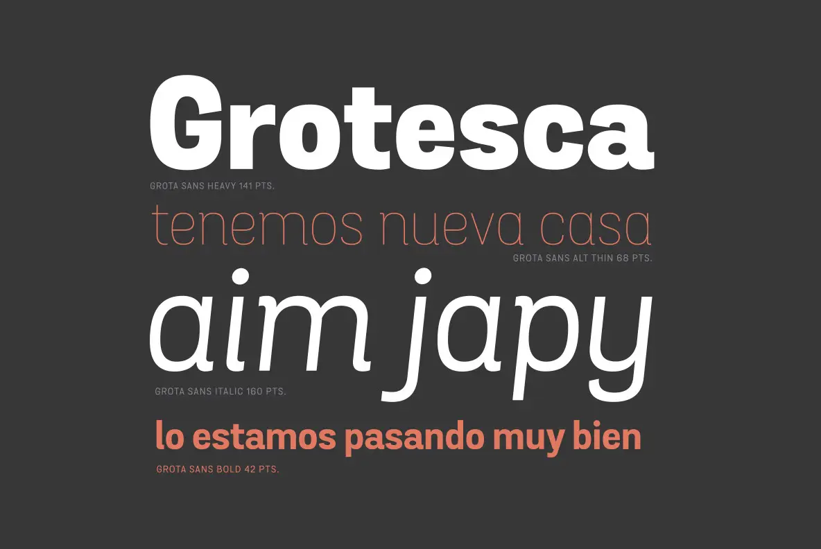 Grota Sans Font - FontPath