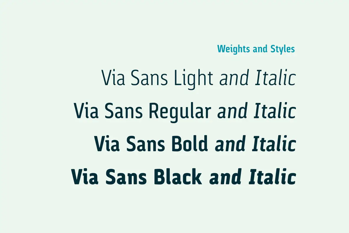 Via Sans Font - FontPath