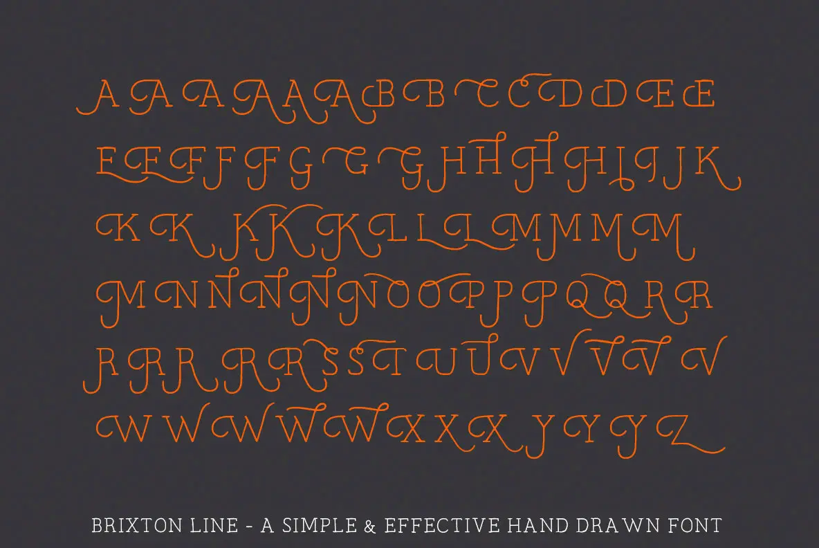 Brixton Line Font - FontPath