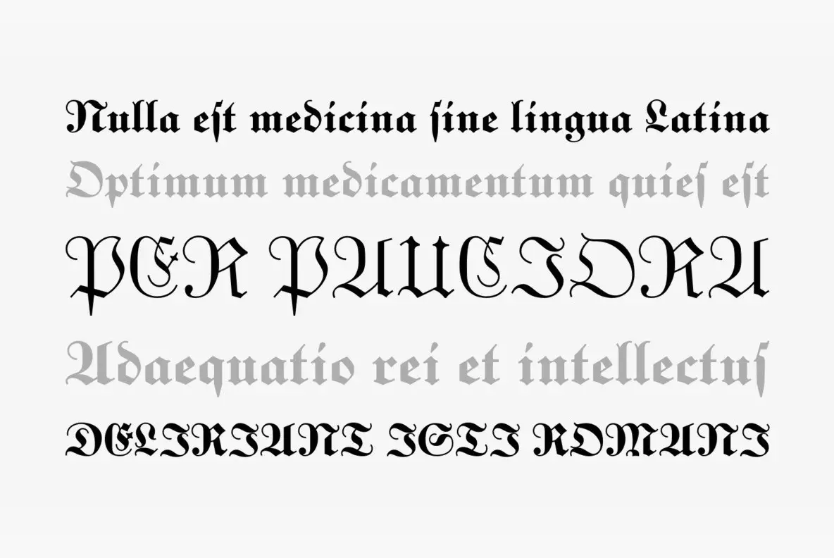 Unger Fraktur Font - FontPath