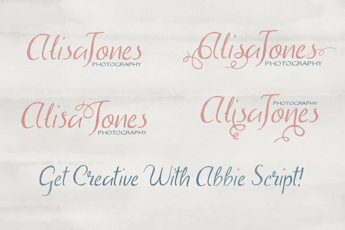 Abbie Script Bonus Font Font - FontPath