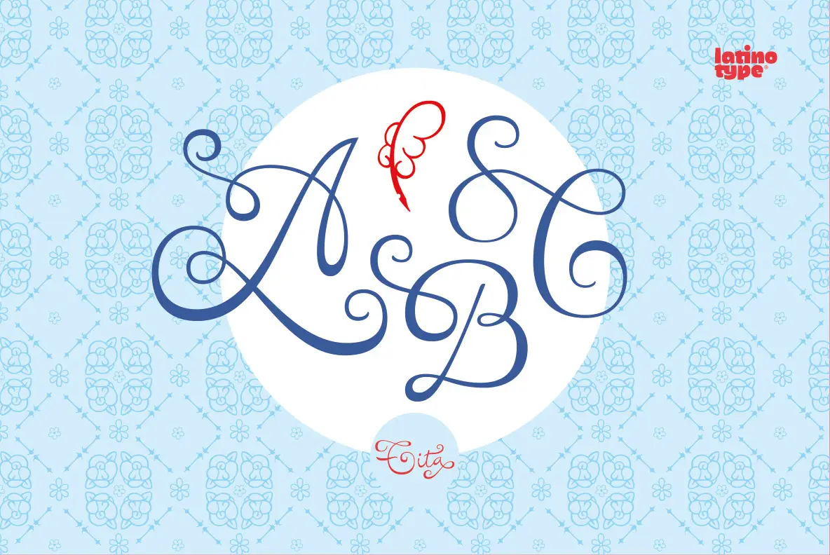 Tita Script Font - FontPath