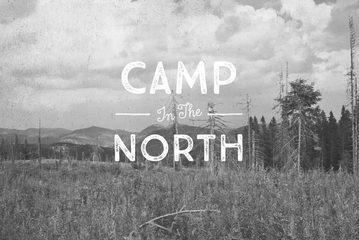 True North Textures Font - FontPath