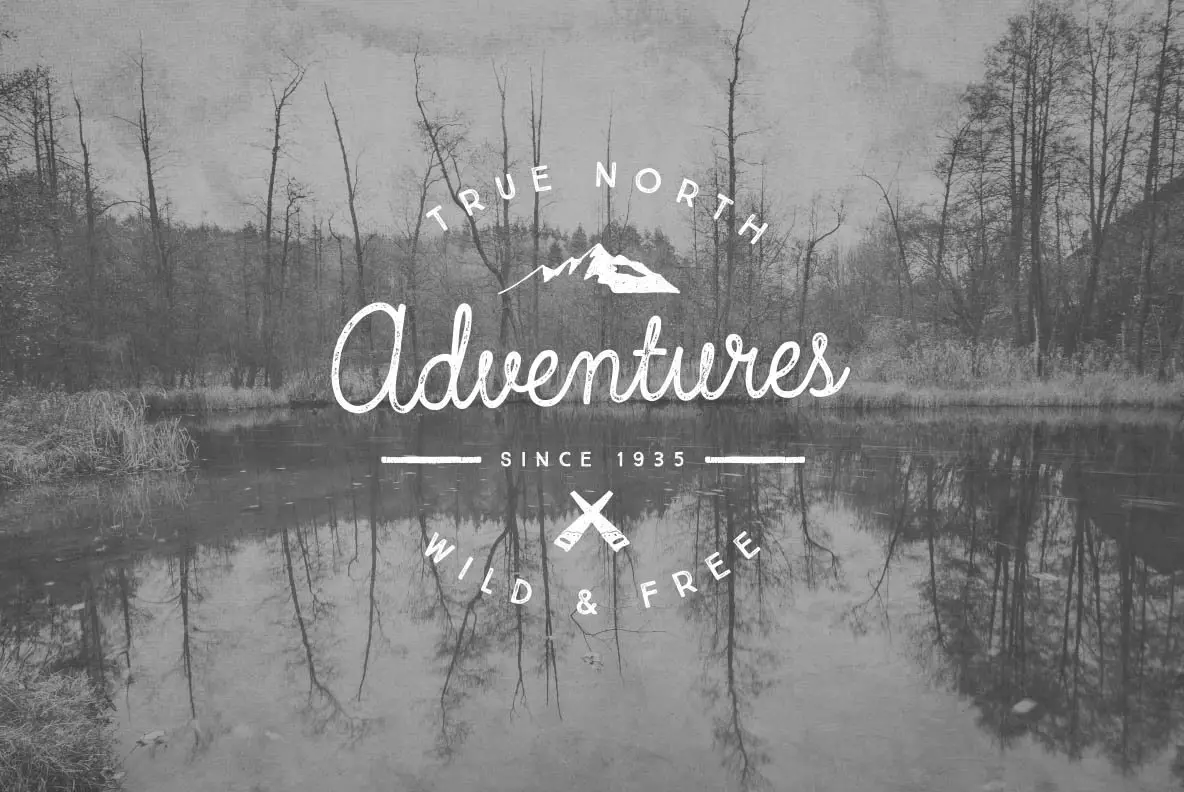 True North Textures Font - FontPath