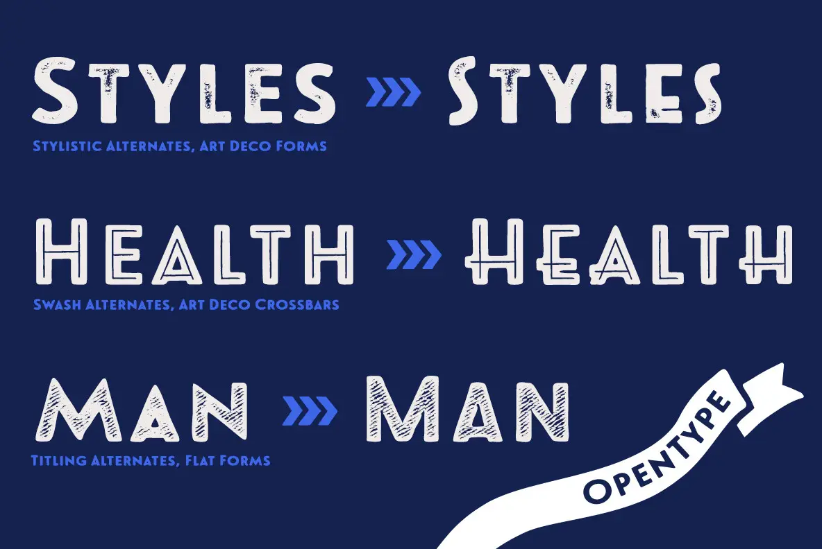 Le Havre Rough Font - FontPath