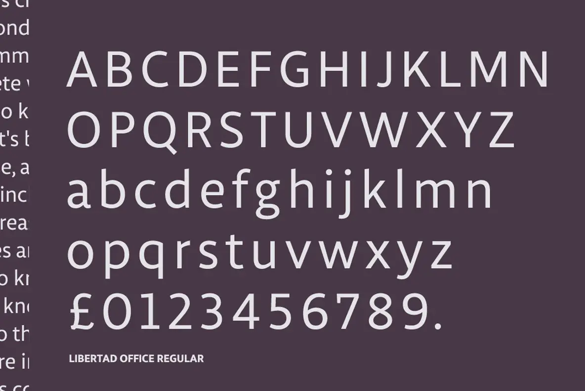 Libertad Office Font - YouWorkForThem