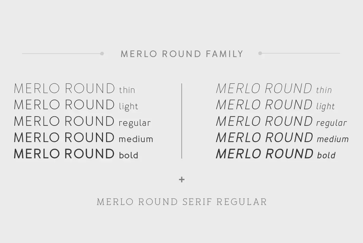 Merlo Round Font - FontPath